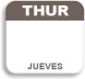 1" x 1" Dissolvable Day of the Week Date Labels®